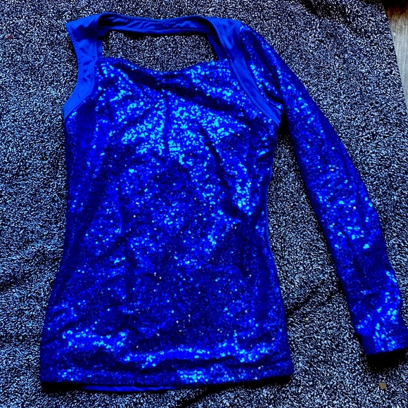 Natalie Dancewear | Tops | One Side With Long Sleeve And On Side With ...